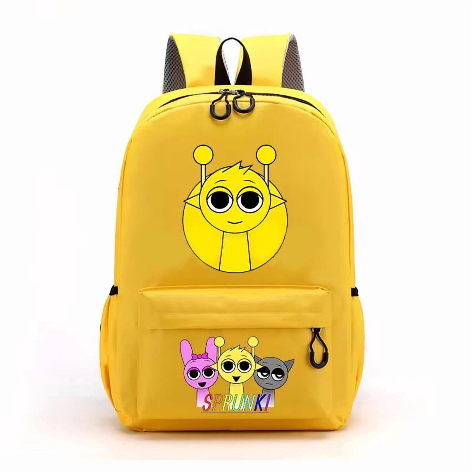 WovenWink Sprunki Backpacks School Backpacks, Solid Color Sprunky ...
