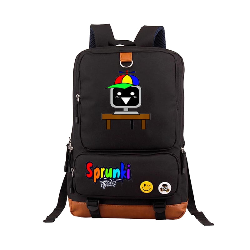 WovenWink Sprunki School Backpacks Sprunky Backpacks, Black Sprunky ...