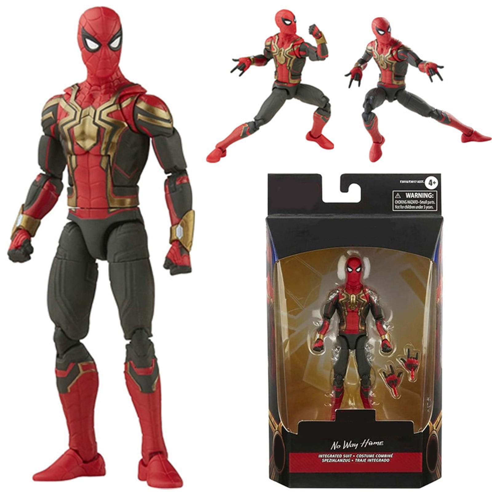 WovenWink Superhero Action Figures, 7.08" Movable Joints Spiderhero ...