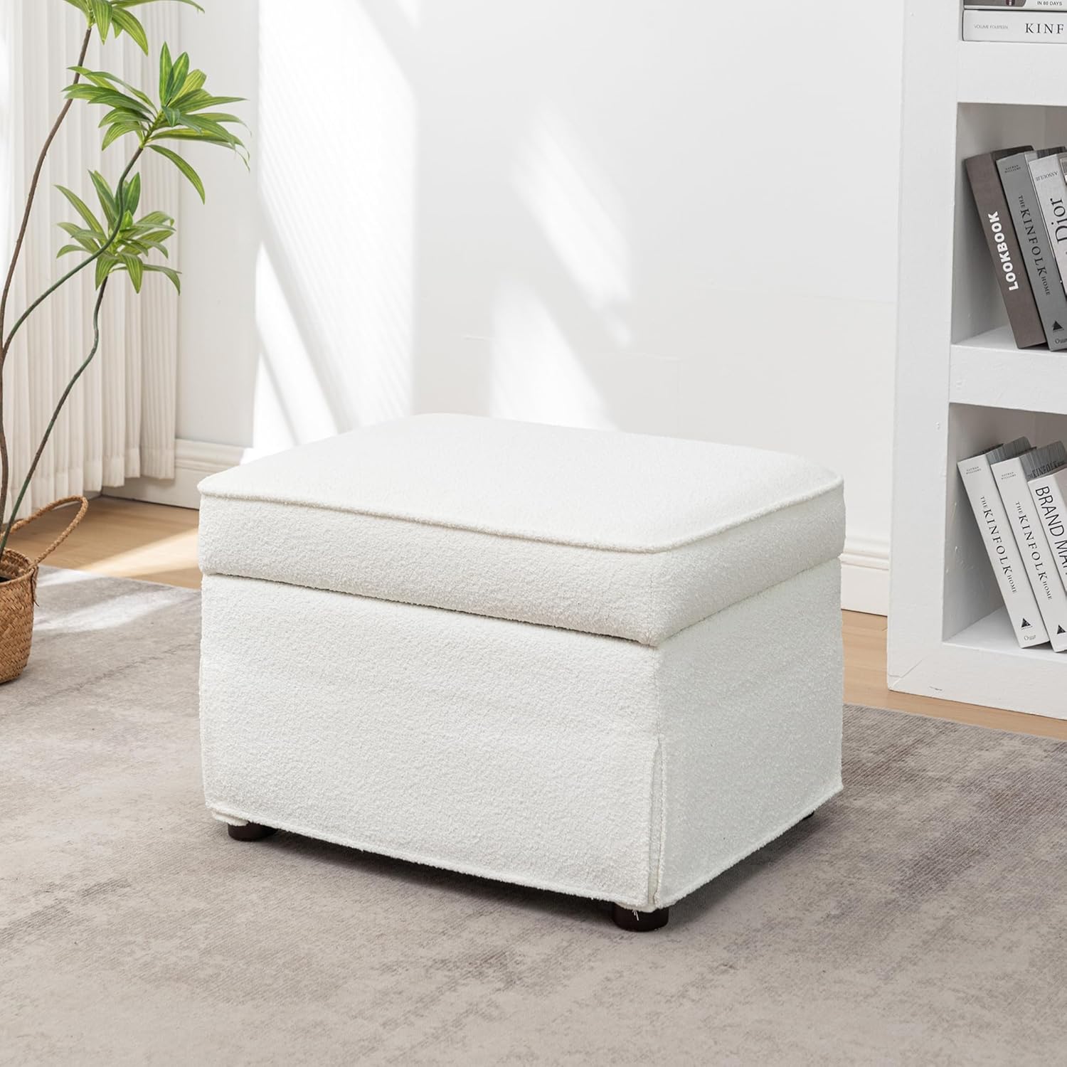 Wovenbyrd 24-Inch Wide Rectangle Storage Ottoman - Walmart.com