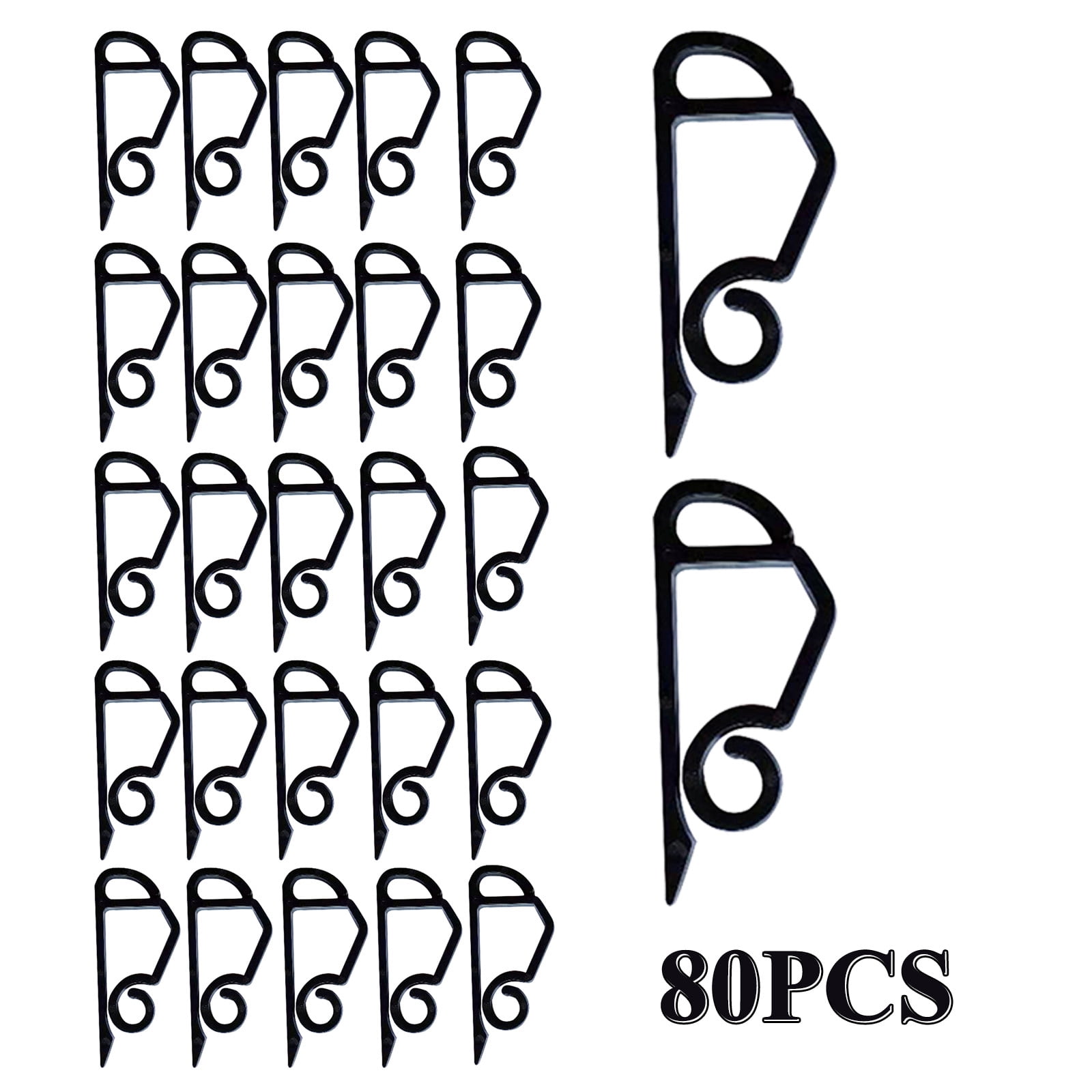Wovilon 120 Pcs Christmas Light Clips Holiday Light Clips Outdoor ...