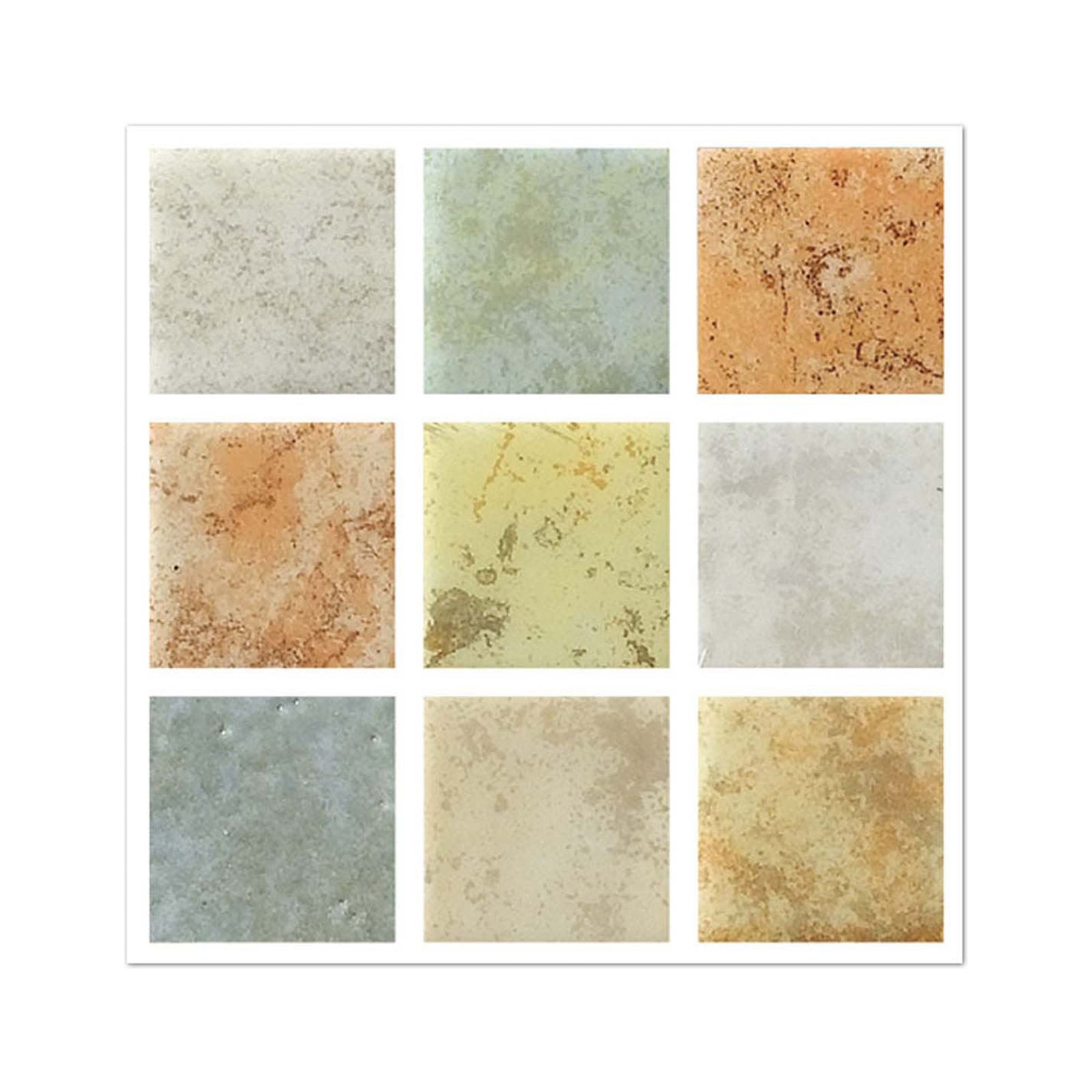 Wovilon 1Set 10Pc Self-Adhesive Tiles Sticker 3D Peel And Tiles Wall ...