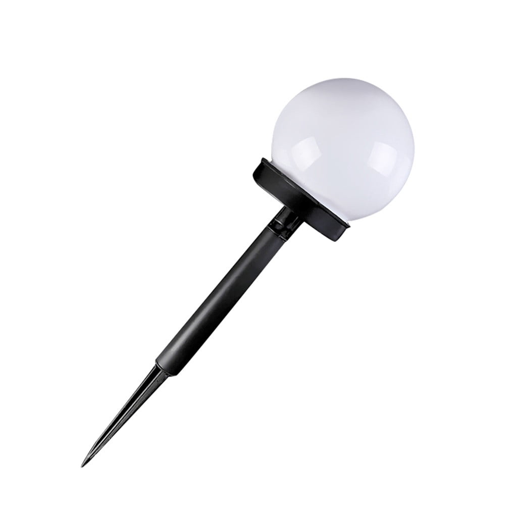 Wovilon 2Pcs Ball Shape Insert Land Type Solar Lights, Decorative ...