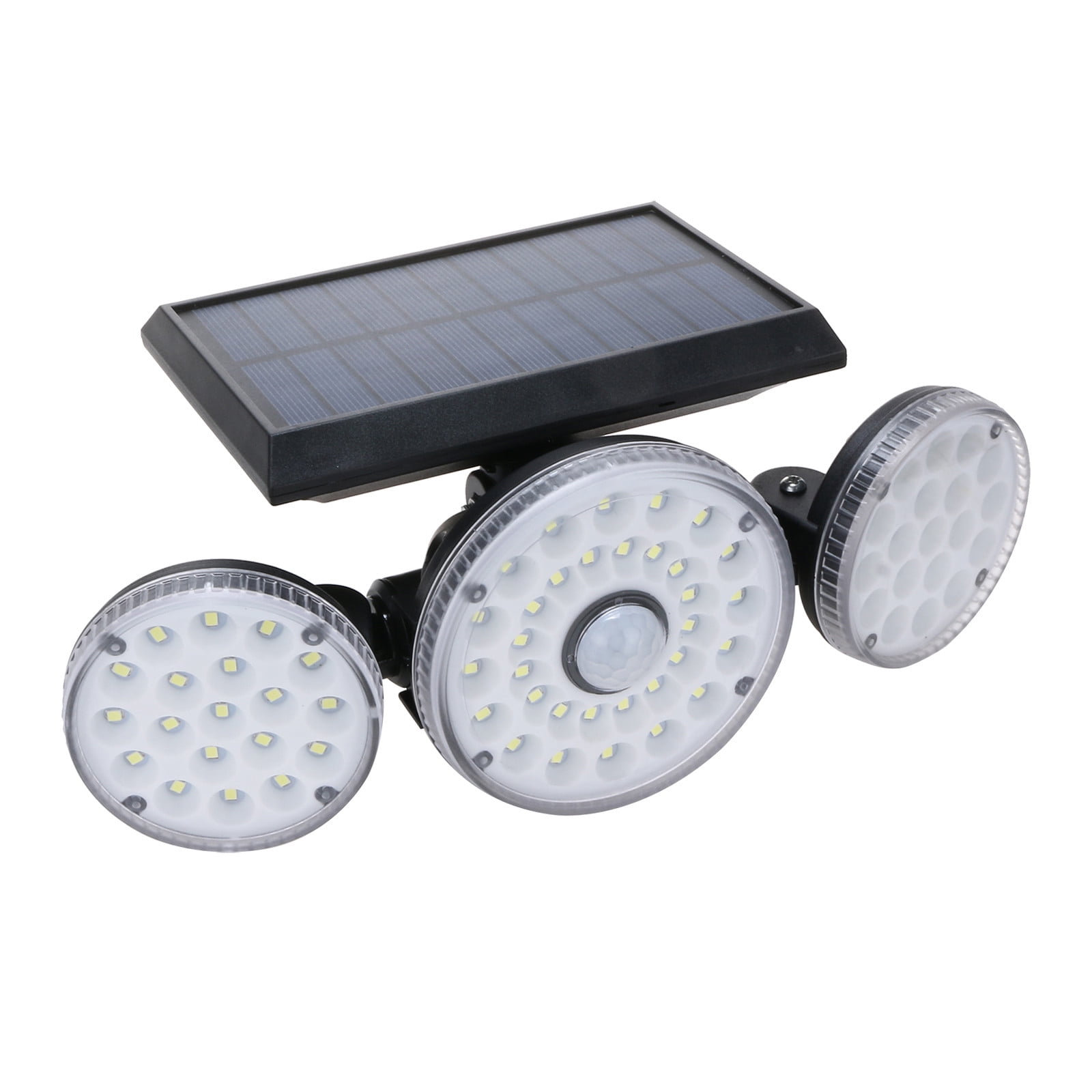 Wovilon 3 Heads Solar Motion Sensor Power Spotlight Lights Waterproof ...