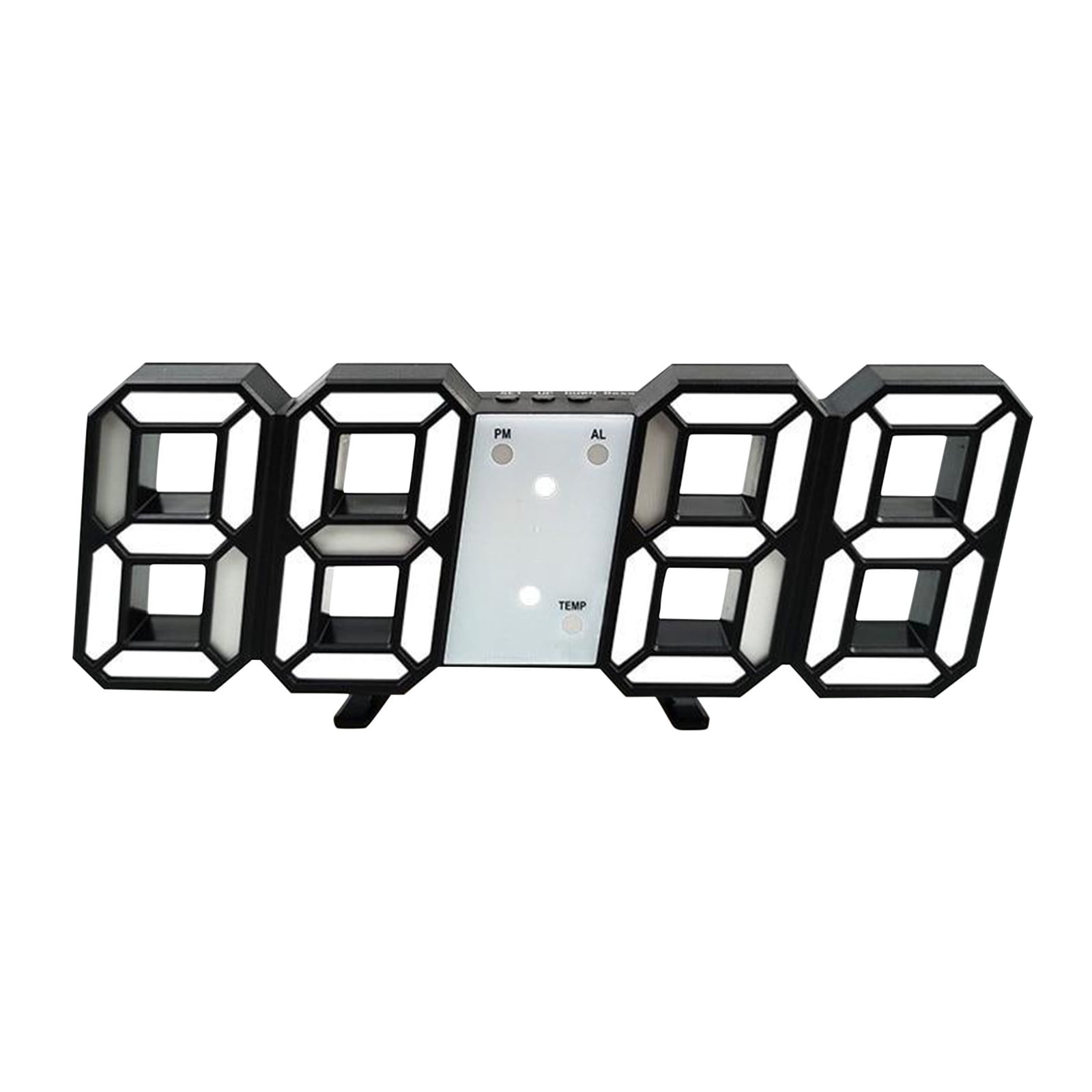 Wovilon 3D Smart Stereo Alarm Clock Led Clock Temperature Clock Korean ...