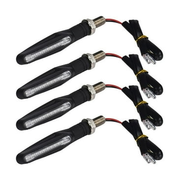 Heavy Duty Motorcycle Turn Signals Bulb Indicators Blinkers Lights, 2 ...