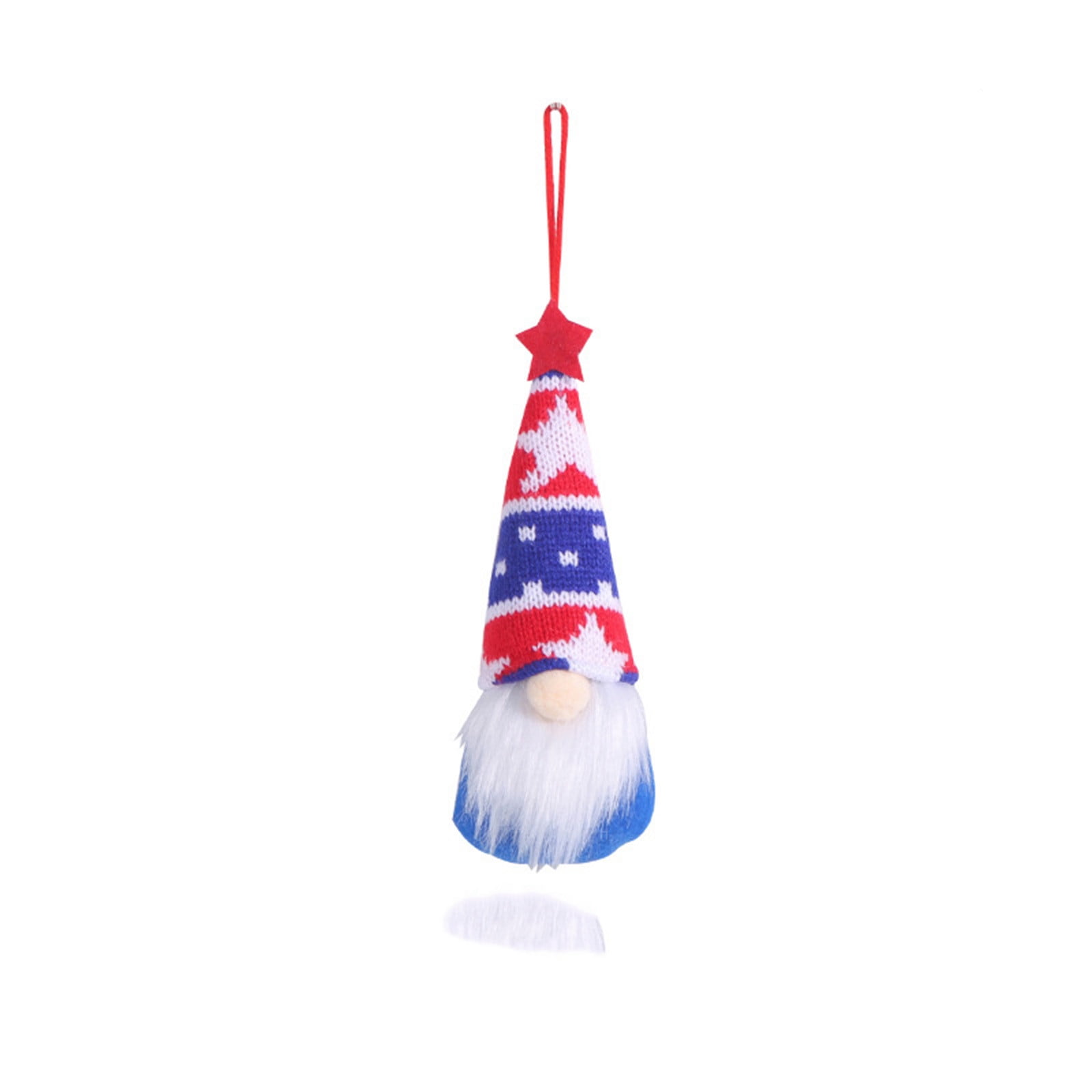 Wovilon 4Th Of July Patriotic Gnome Plush Elf Decorations Independence Gnome Doll Handmade ...