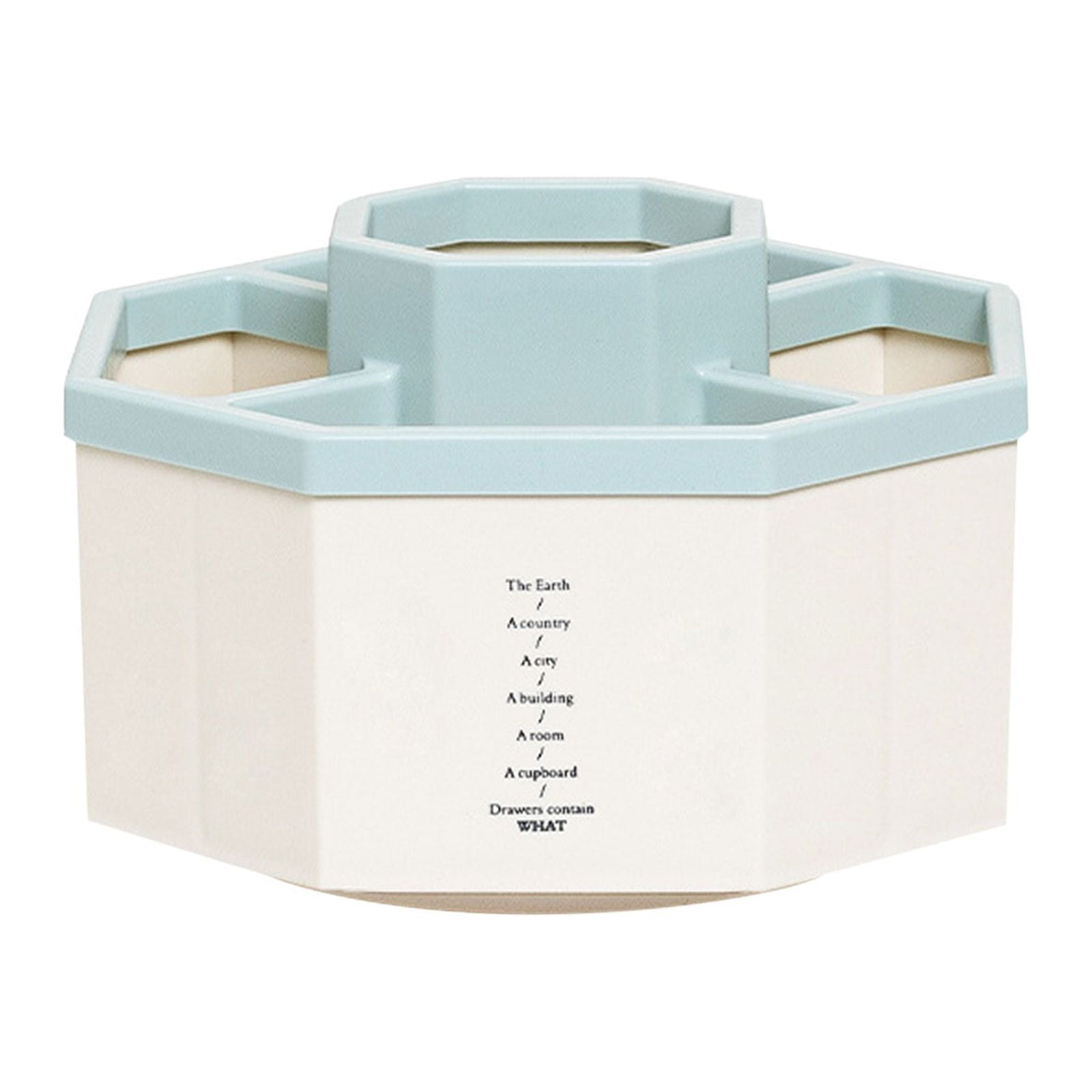 Wovilon 5-Grid Multi-Function Large-Capacity Desktop Storage Box ...