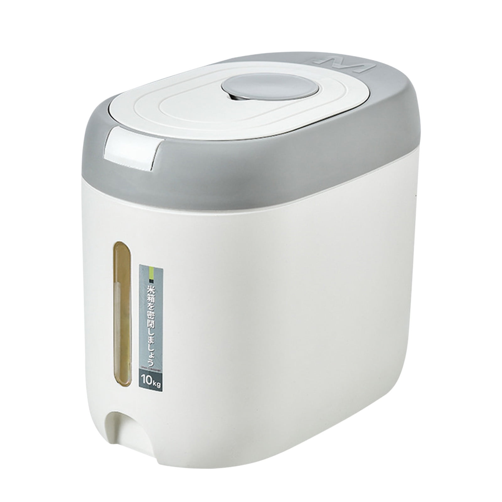 Wovilon Airtight Rice Dispenser ，Cover Rice Bucket For Cereal Grain ...