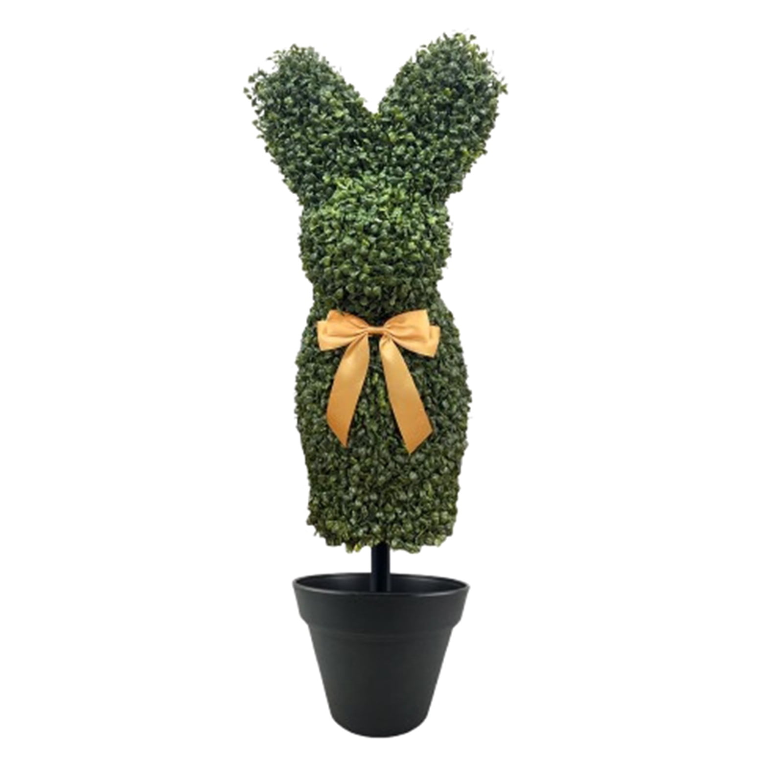 Wovilon Artificial Cedar Topiary Ball Trees New Easter Bunny Ground ...