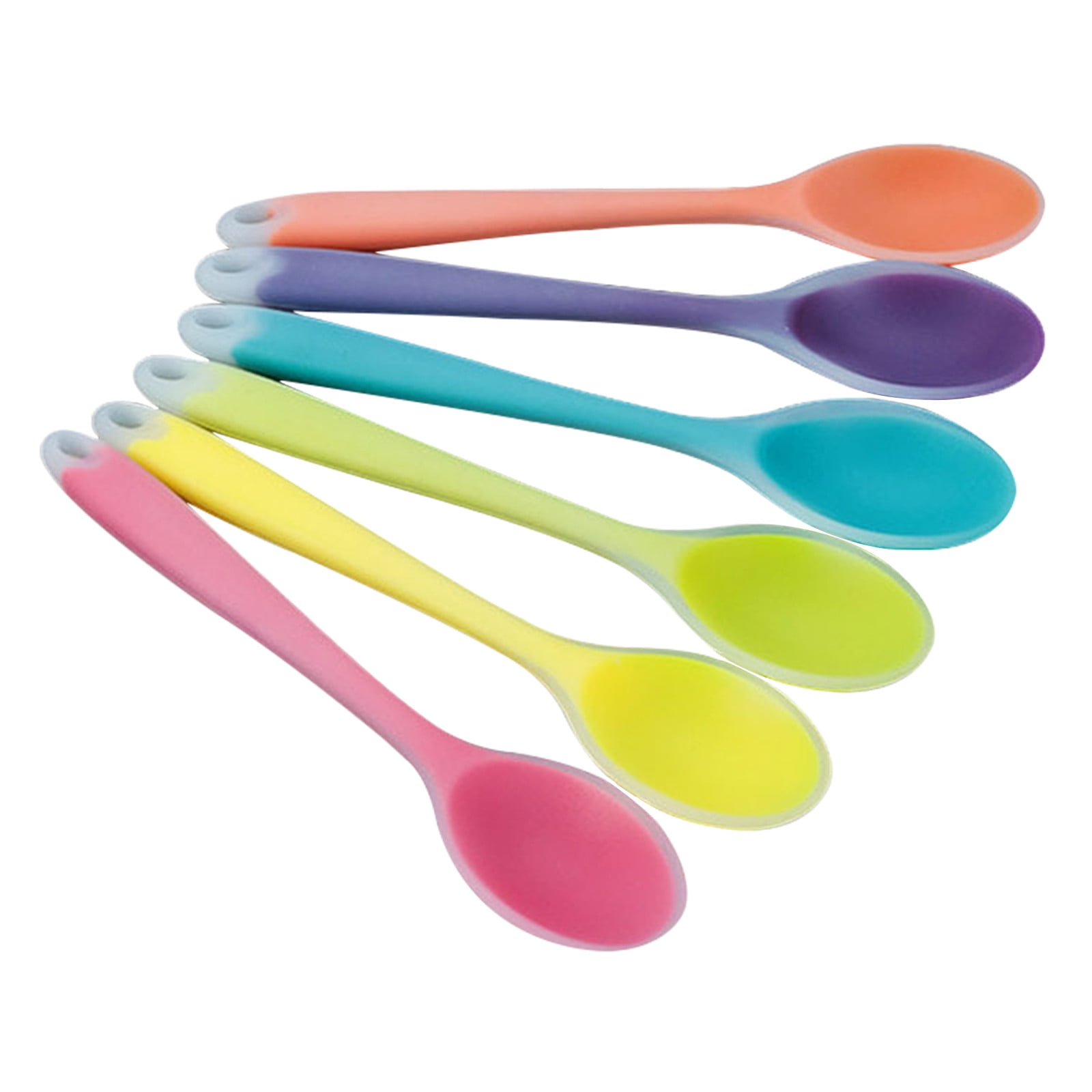 Wovilon Baby Silicone Soft Spoons for Infants Eating Training | BPA ...