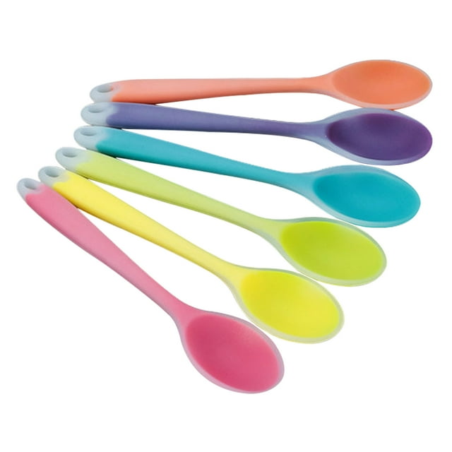 Wovilon Baby Silicone Soft Spoons for Infants Eating Training | BPA ...