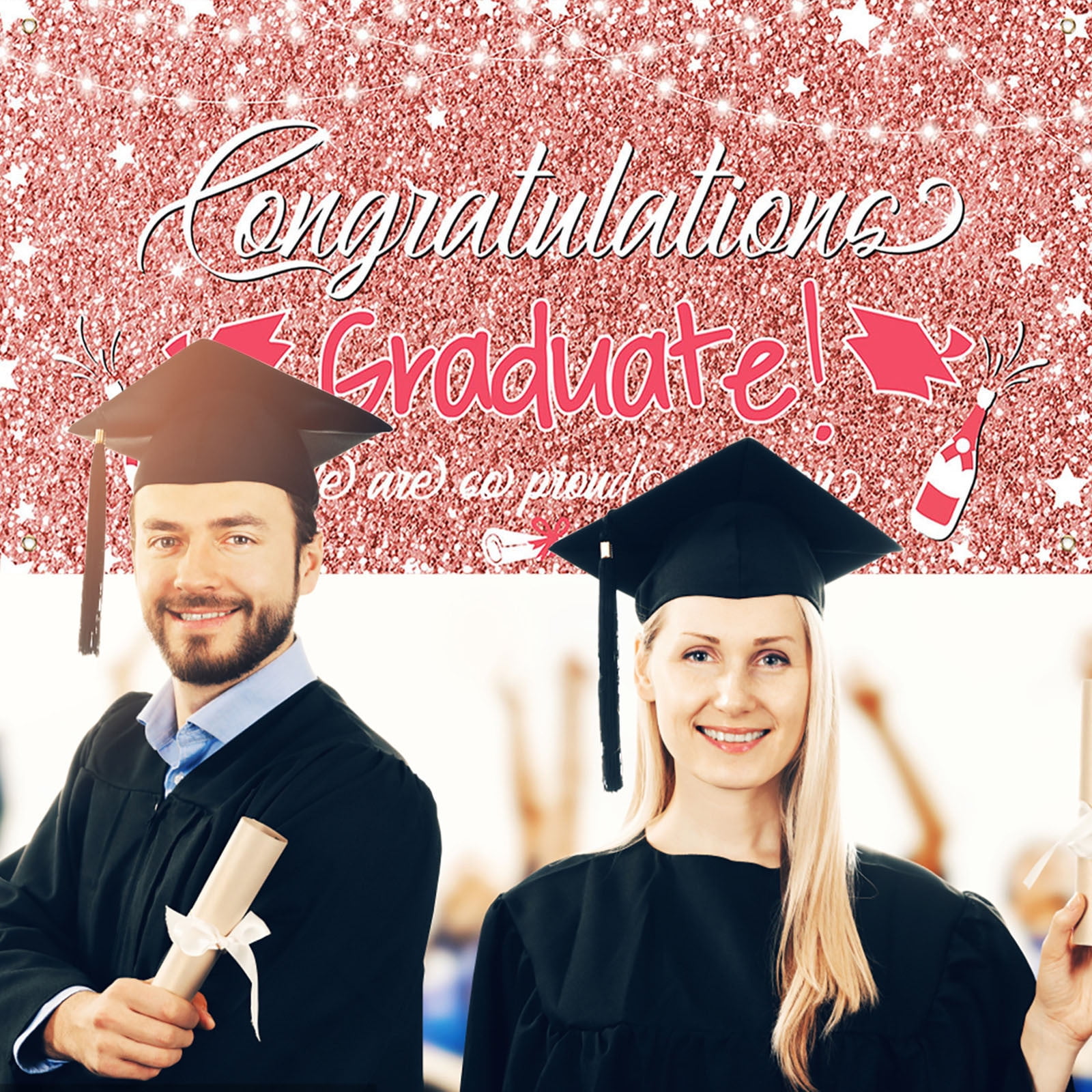 Wovilon Banners And Signs Customize Large Class Of 2022 Graduate Banner ...