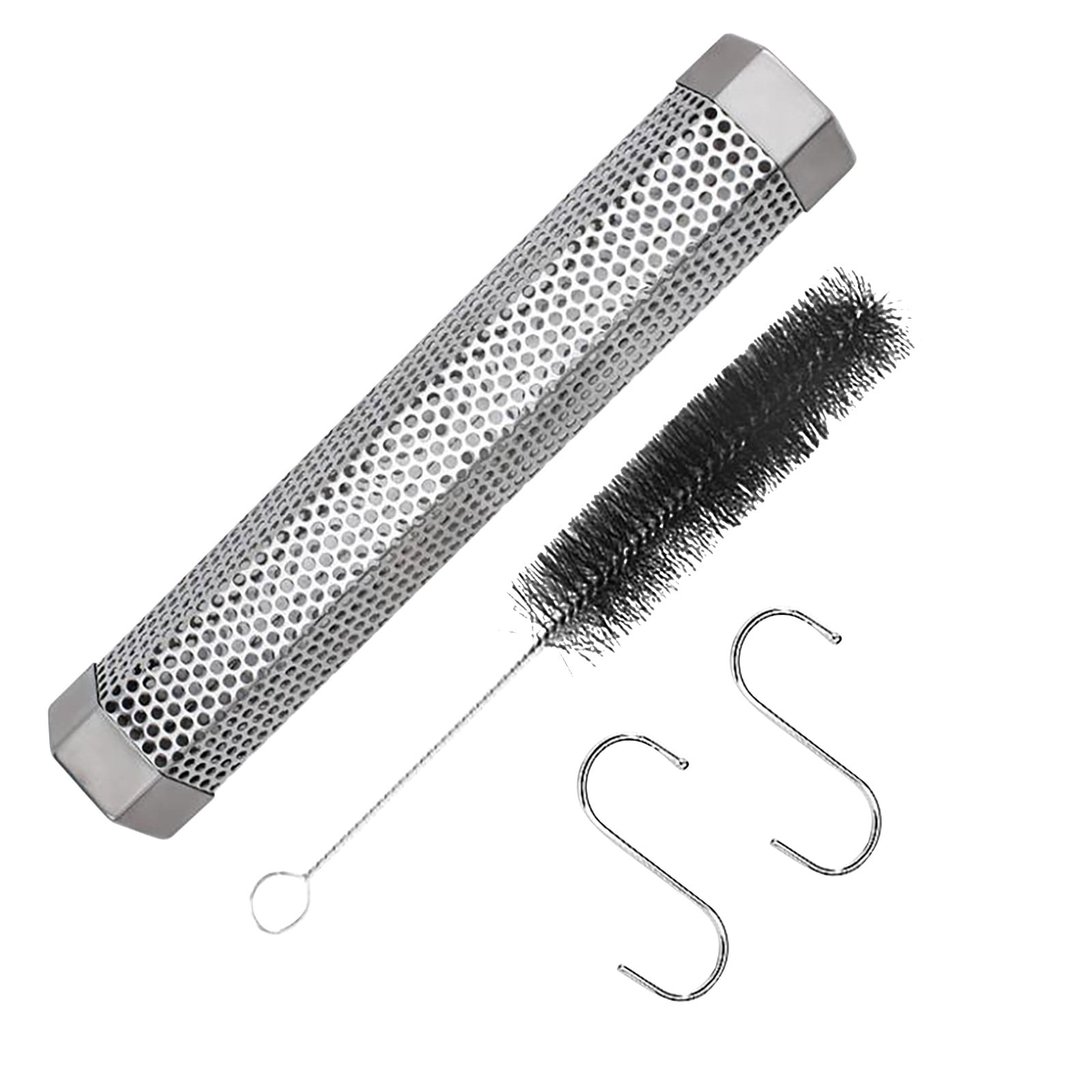 Wovilon Barbecue Grill, Barbecue Accessories 12'' Hexagon Bbq Wood ...