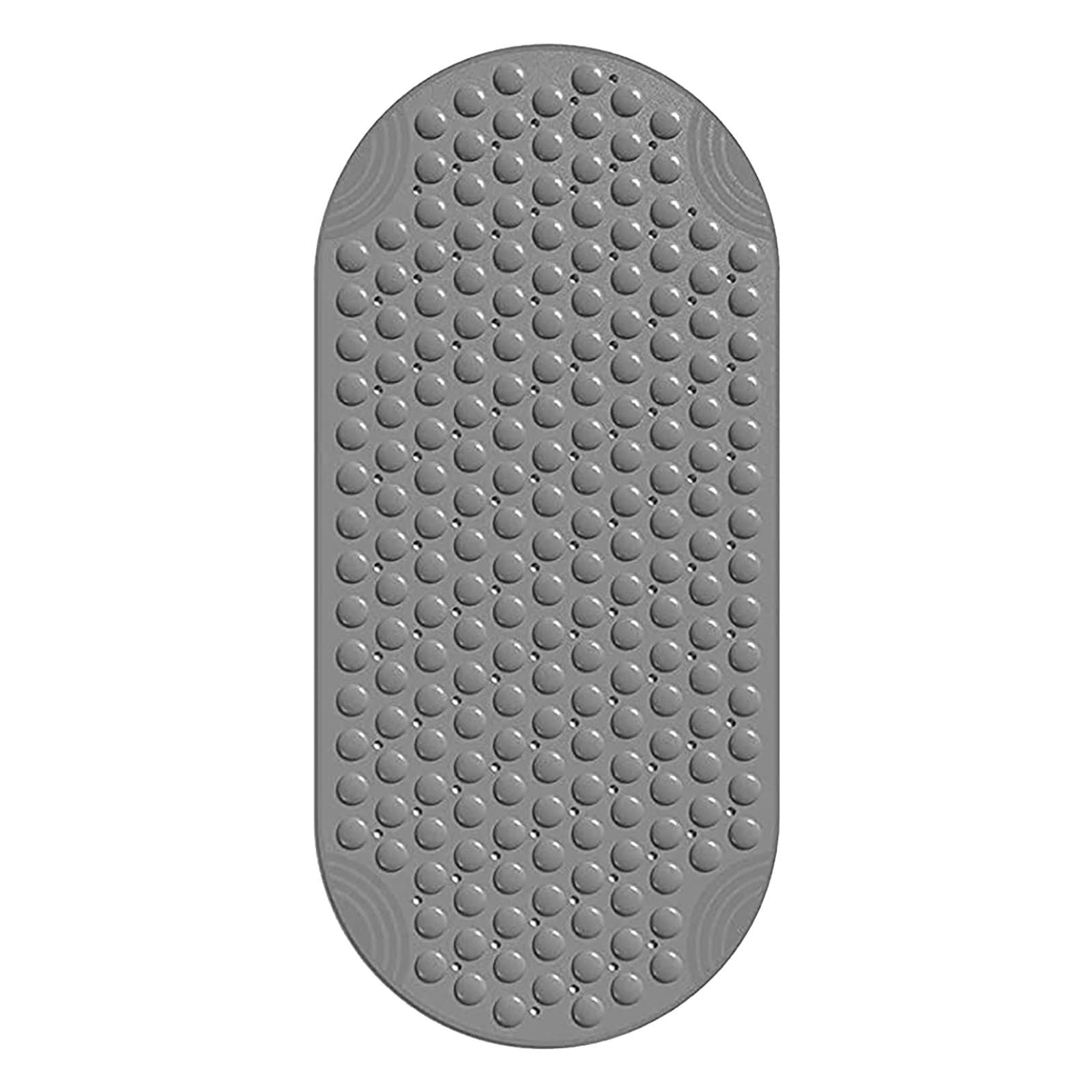 Wovilon Bath Mat Non-Slip Mat Long Ellipse Pvc Bath Mat Bubble Massage ...