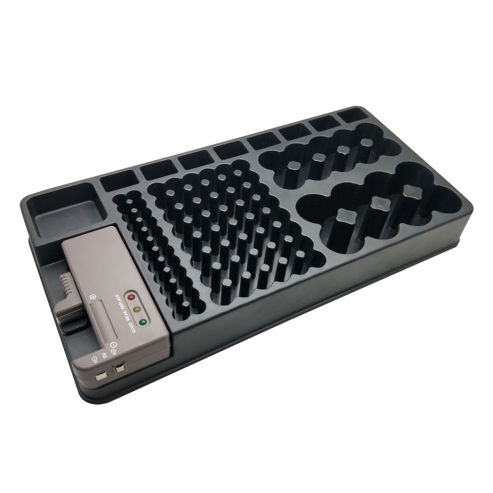 Wovilon Battery Storage Box, Battery Tester, Battery Strength Indicator ...