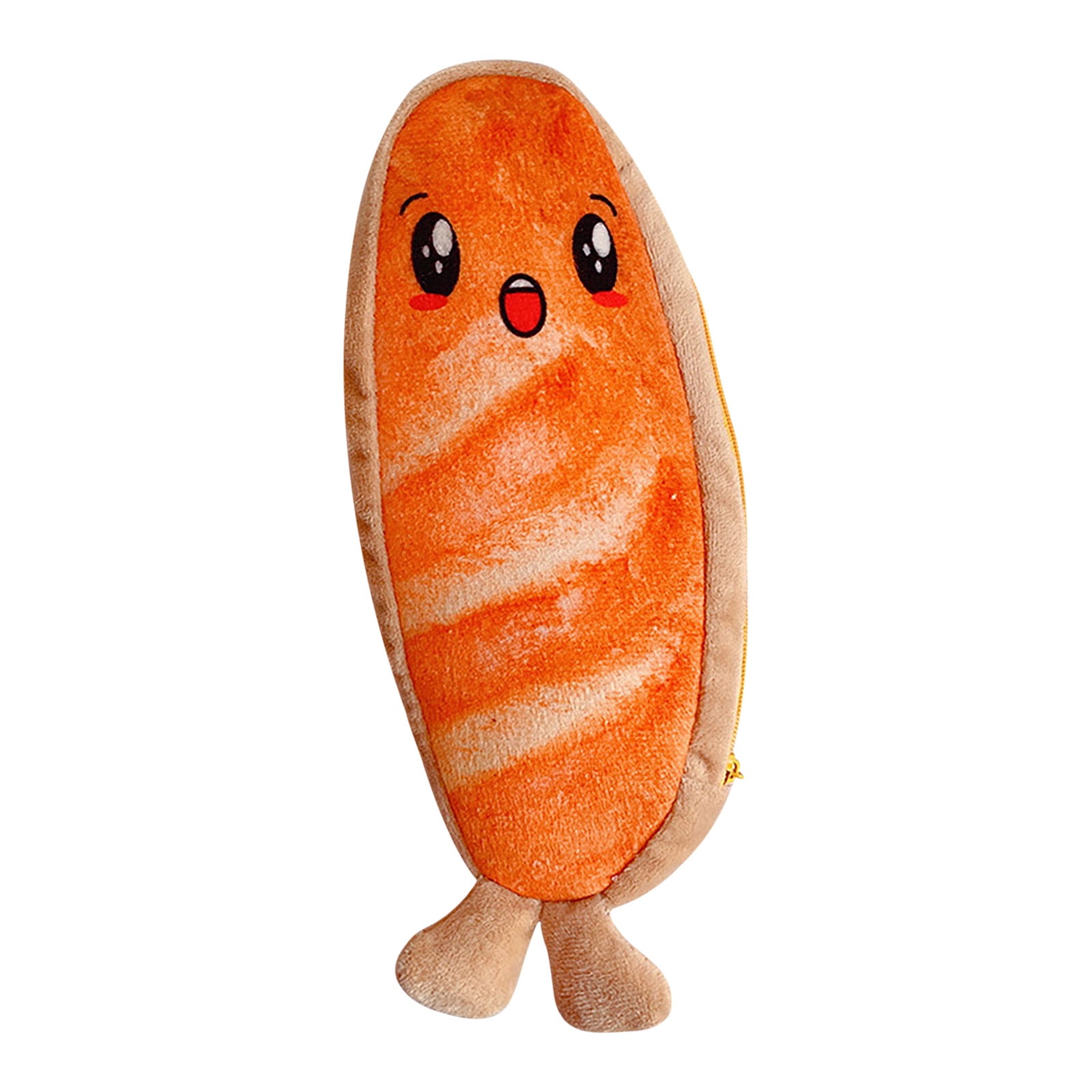 Wovilon Bread Pencil Case Popular Middle Students Plush Stationery ...