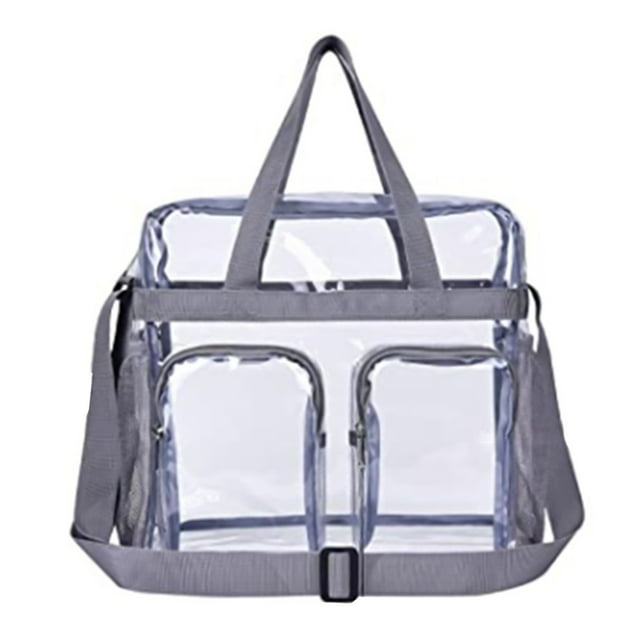 Wovilon Clear Bag for Travel, Plastic Clear Tote Bag with Adjustable ...
