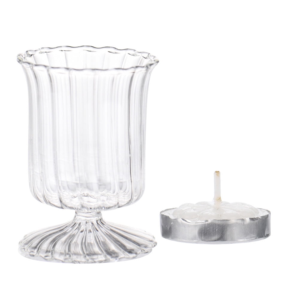 Wovilon Coffee Cups With Lids And Straws Creative Candle Lit Dinner Cup ...