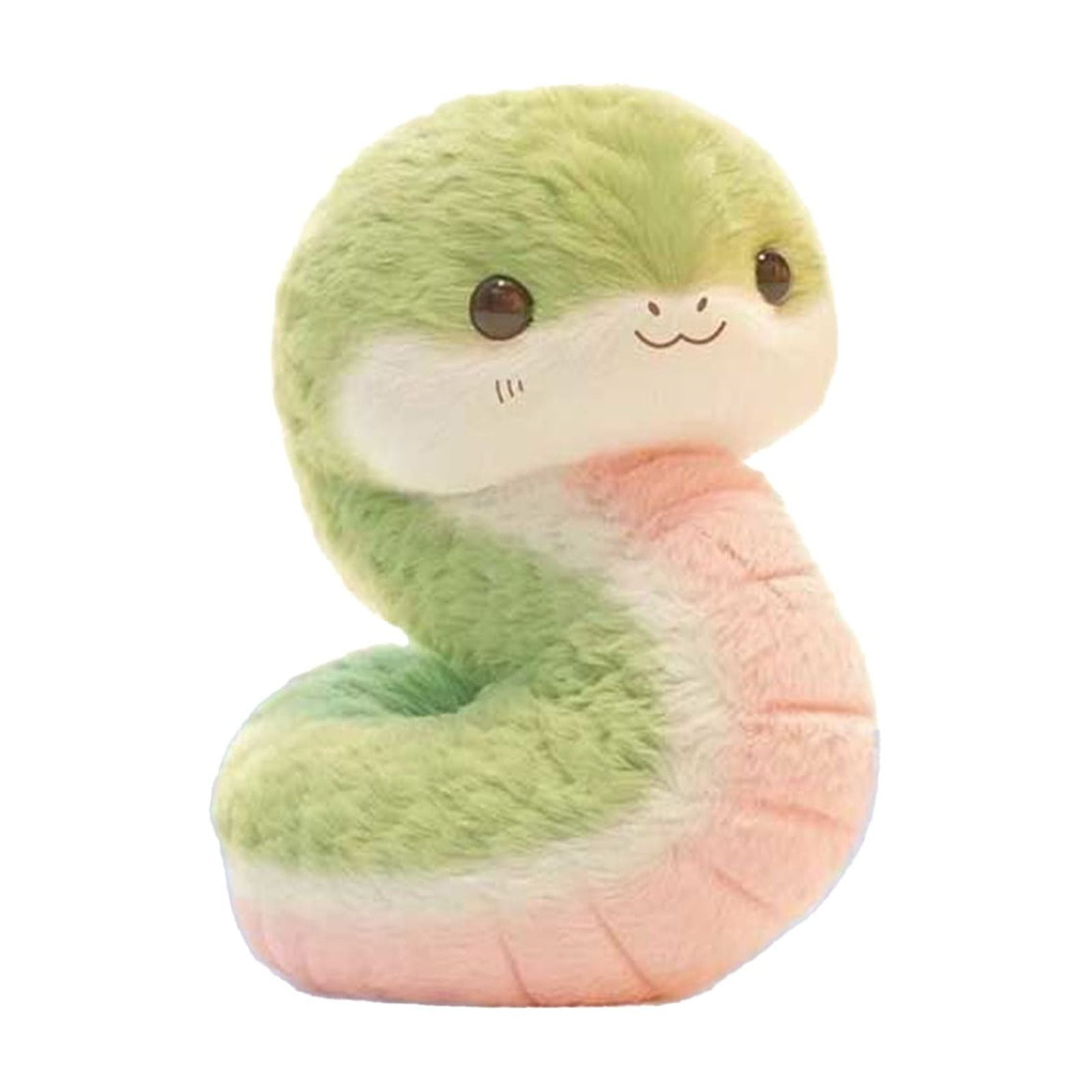 Wovilon Cute Fuzzy Doll Small Snake Modelling Doll Year Of The Snake ...