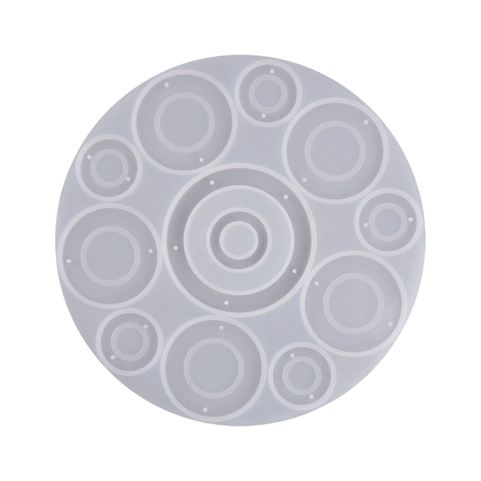 Wovilon Diy Resin Epoxy Wind Chime Mold Silicone Mirror Mold ...