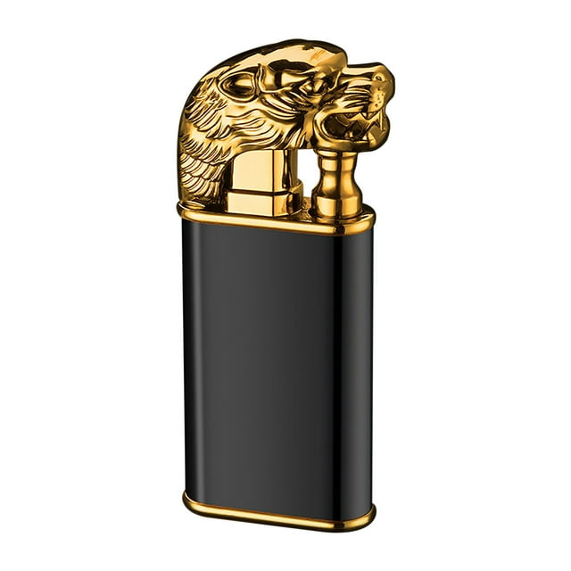 Wovilon Easy Refillable Dragon Lighter, Double Flame, Wind-Proof ...