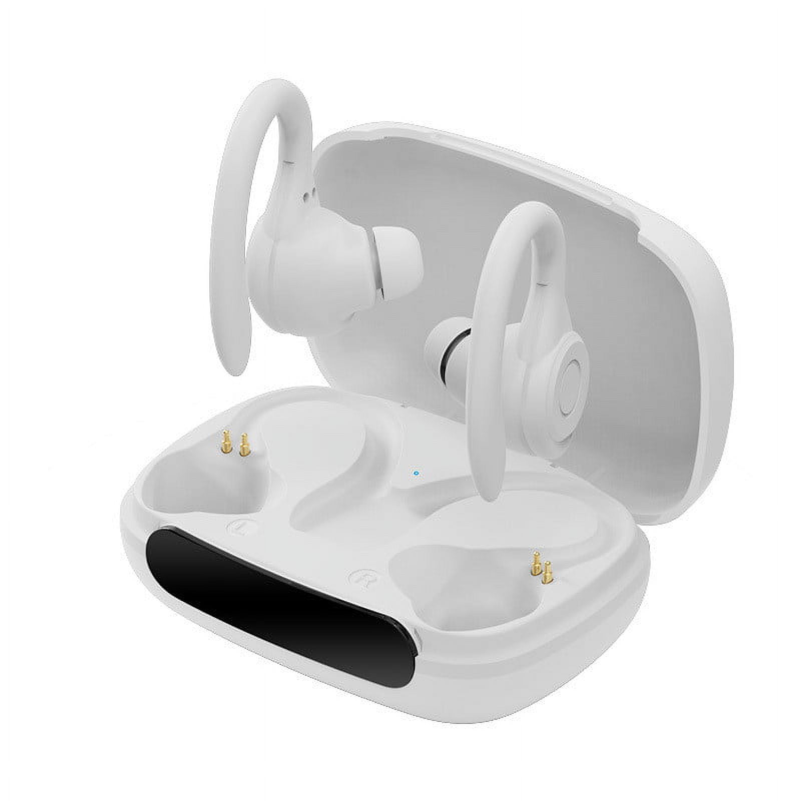 Wovilon Ear Hook Bluetooth Earbuds With Charging Box Noise Canceling Bt ...