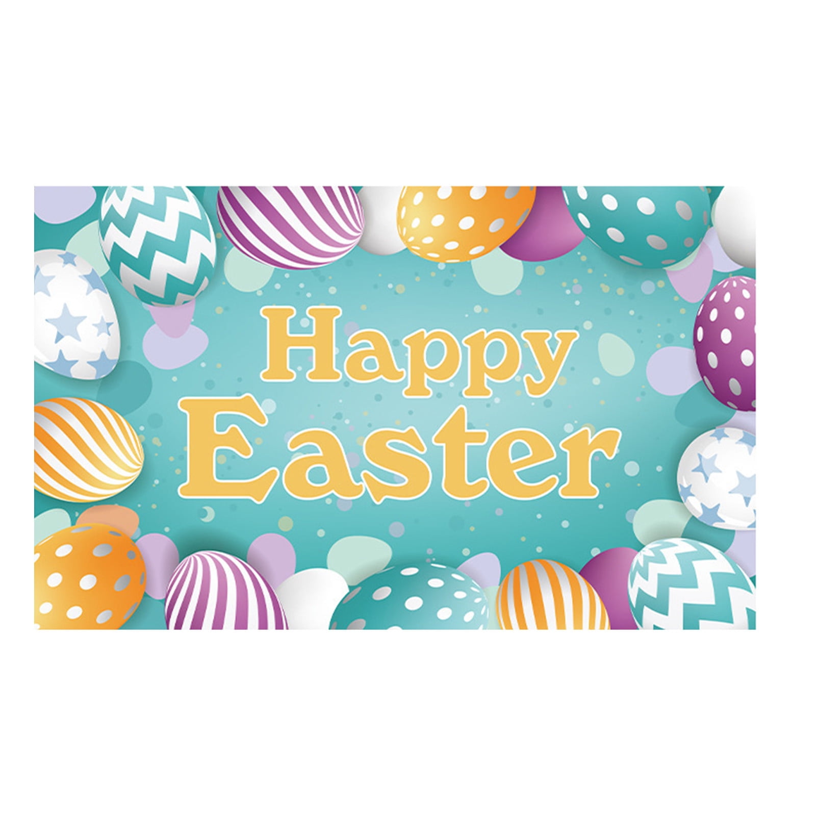 Wovilon Easter Banners 3 Different Sizes Holiday Banners Easter ...