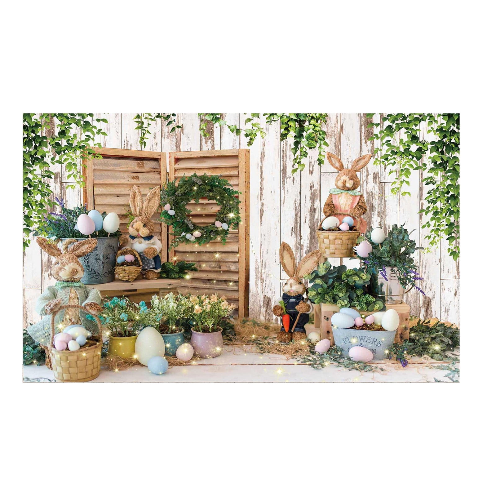 Wovilon Easter Banners 3 Different Sizes Holiday Banners Easter ...