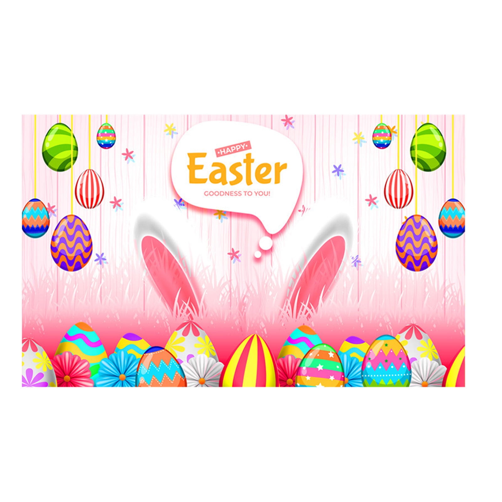 Wovilon Easter Banners 3 Different Sizes Holiday Banners Easter ...