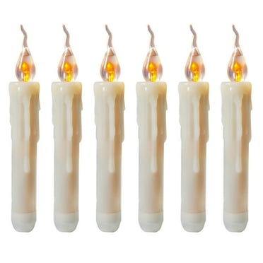 Battery-Operated LED Single Window Candle, Set of 2 - Walmart.com