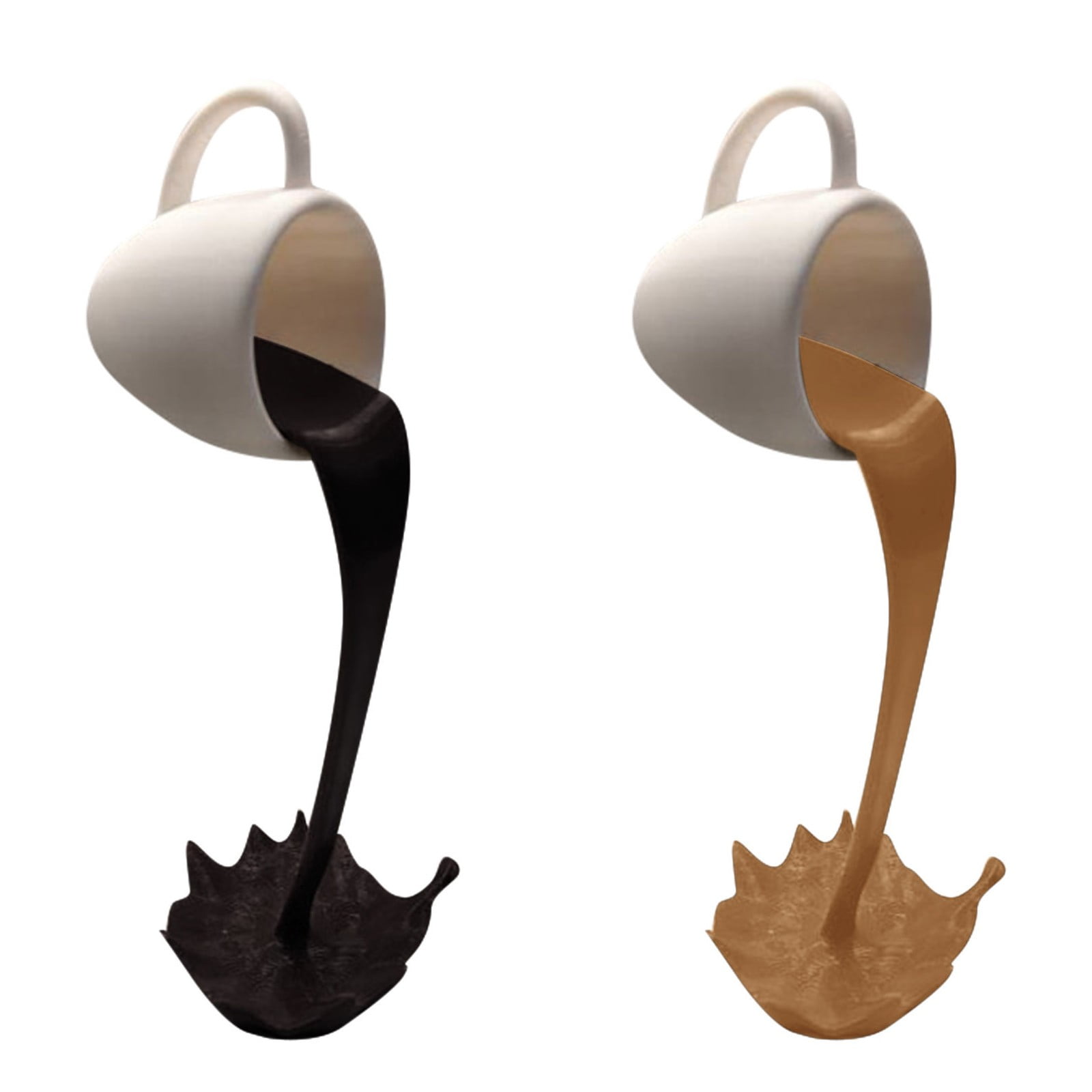 Wovilon Floating Spilling Coffee Cup Magic Pouring Splash Coffee Mug ...
