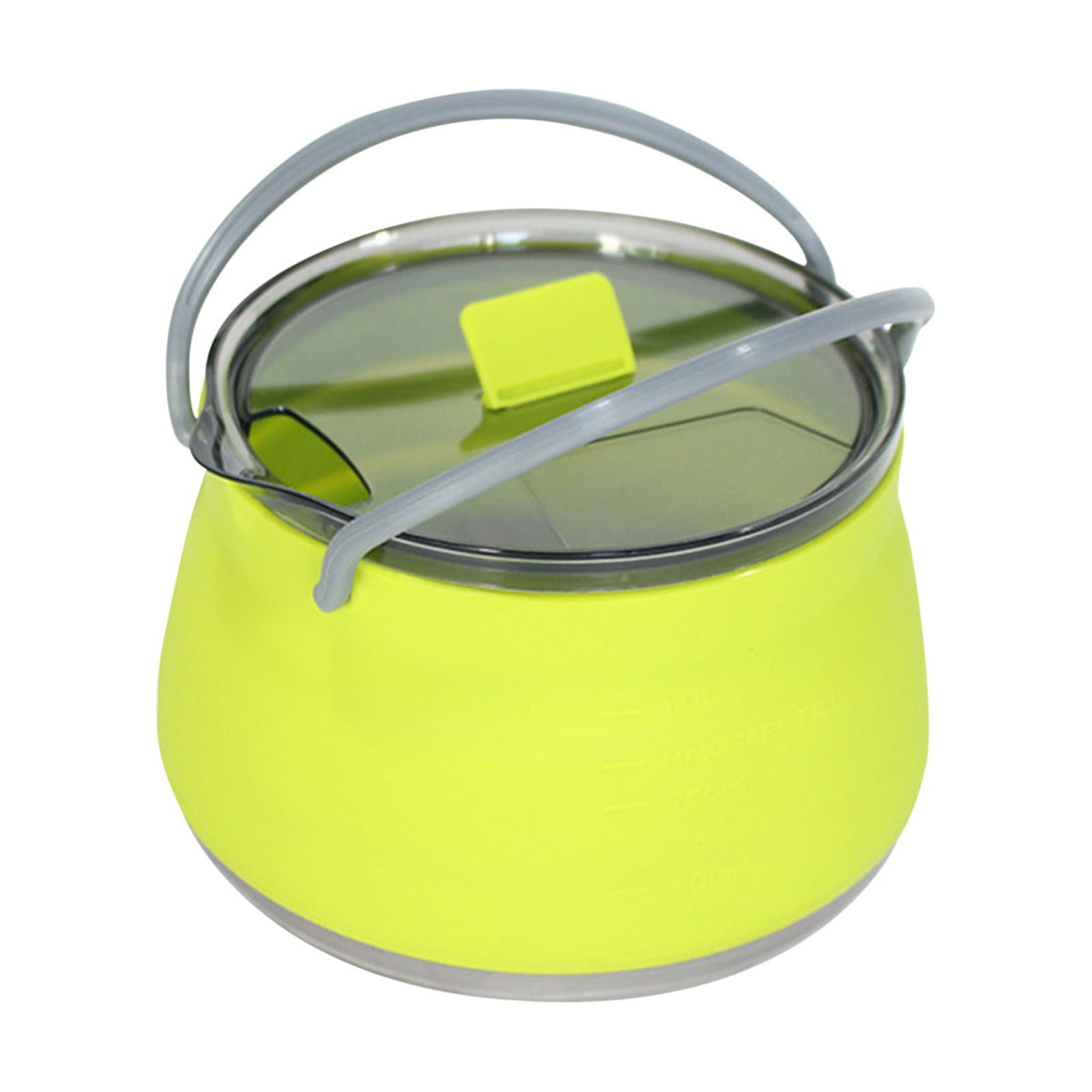 Wovilon Foldable Camping Kettle Camping Portable Silicone Folding ...