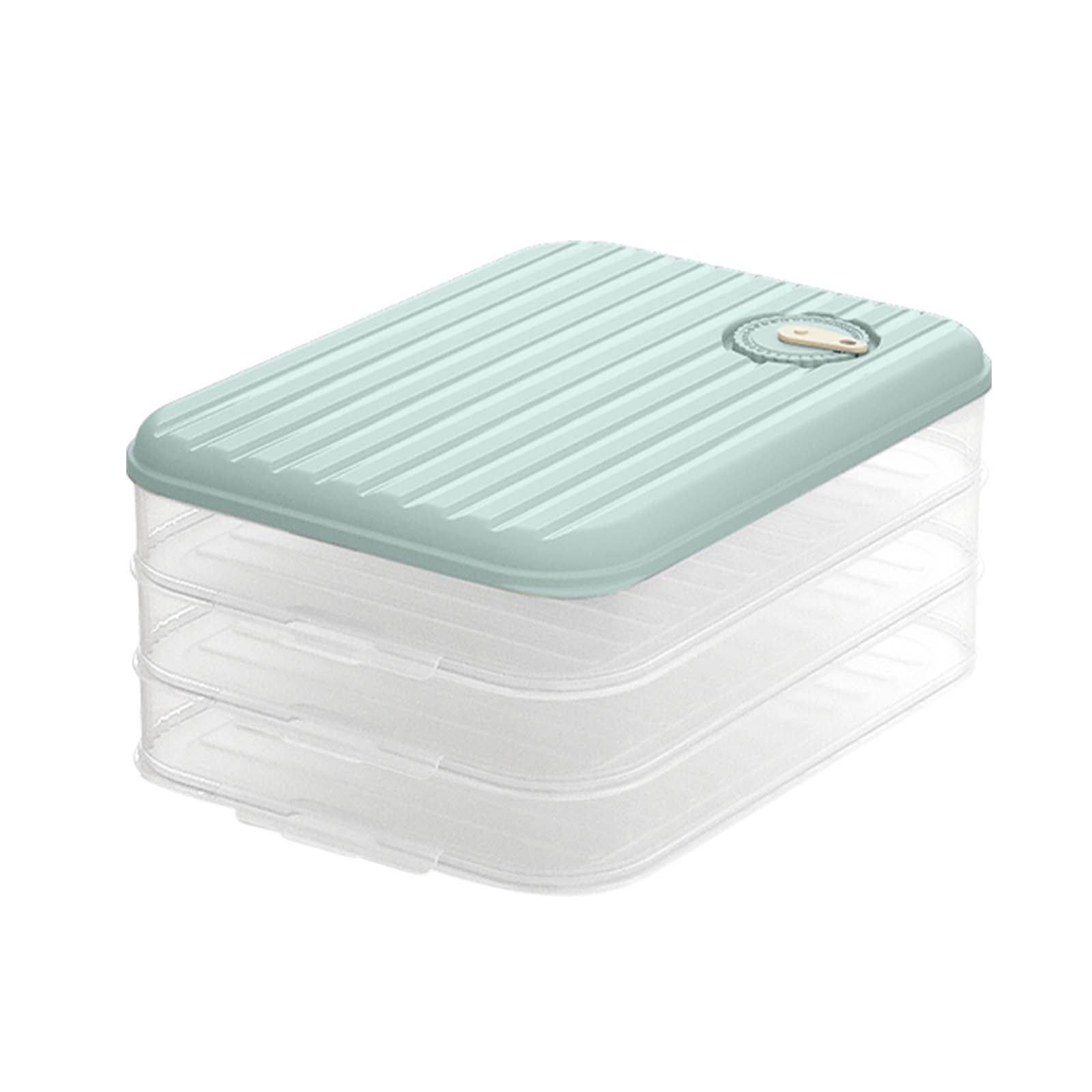 Wovilon Food Storage Containers Dumpling Organizer Transparent Food ...