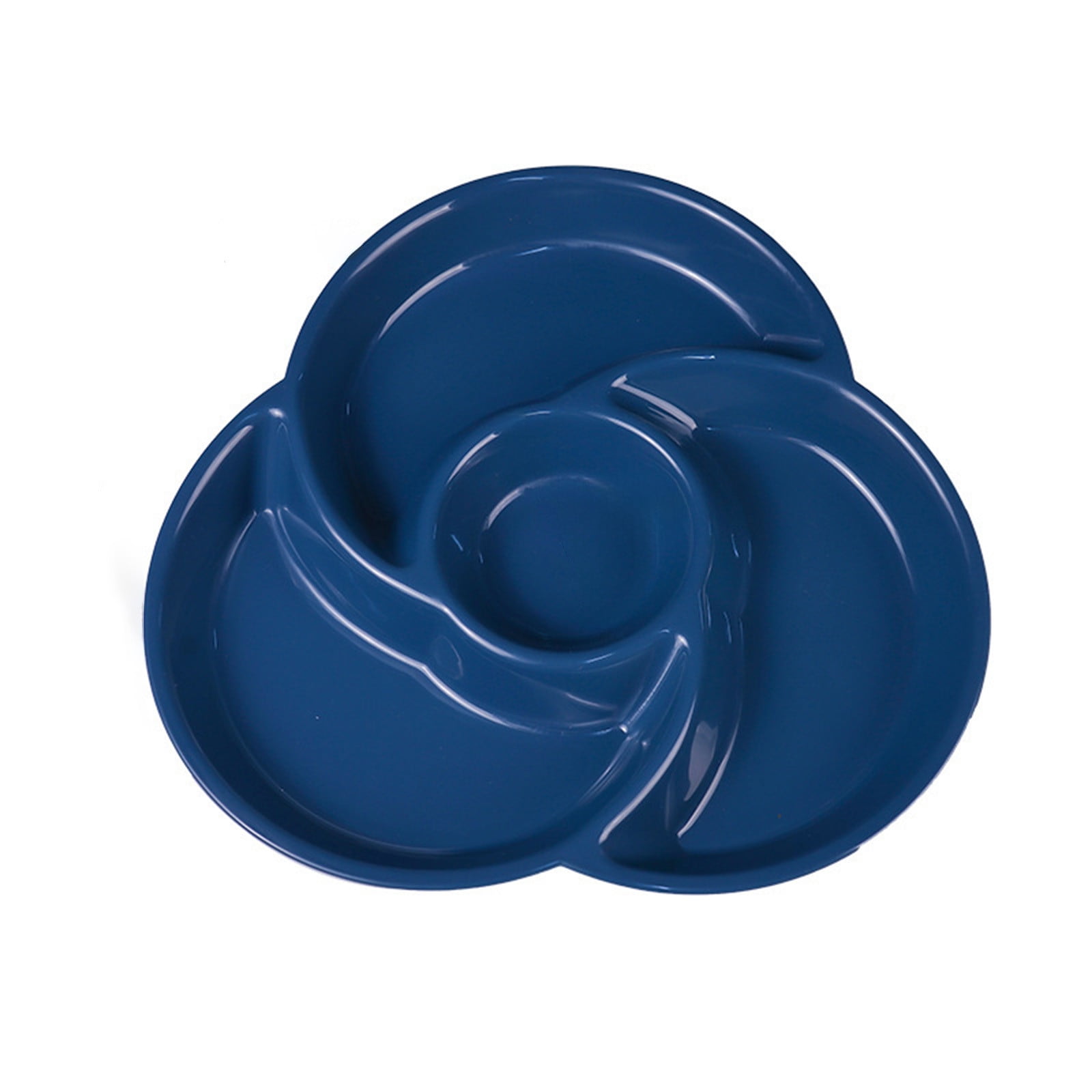 Wovilon Four Grids Platter Fruit Plated Living Room Creatived Grids ...