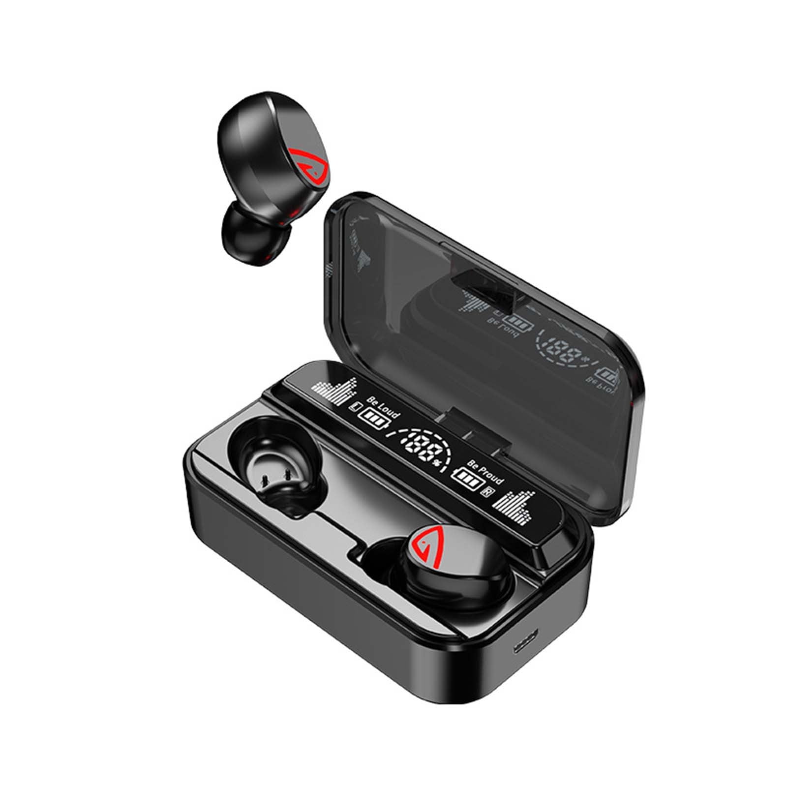 Wovilon Gaming Bluetooth Earbuds With Charging Case Long Endurance ...