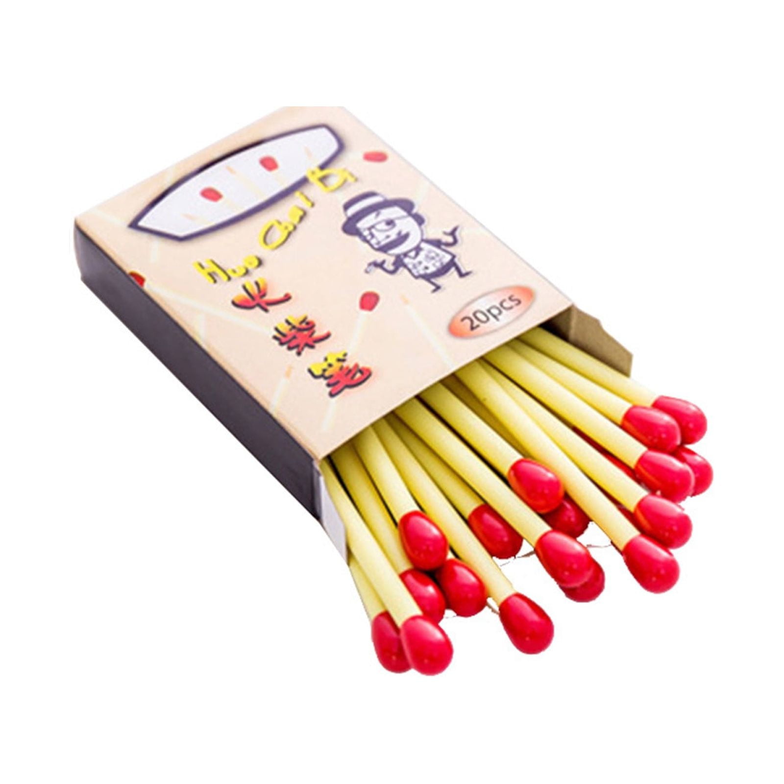 Wovilon Gel Pens Colored Pencils Paint Pens Novelty Matchstick ...