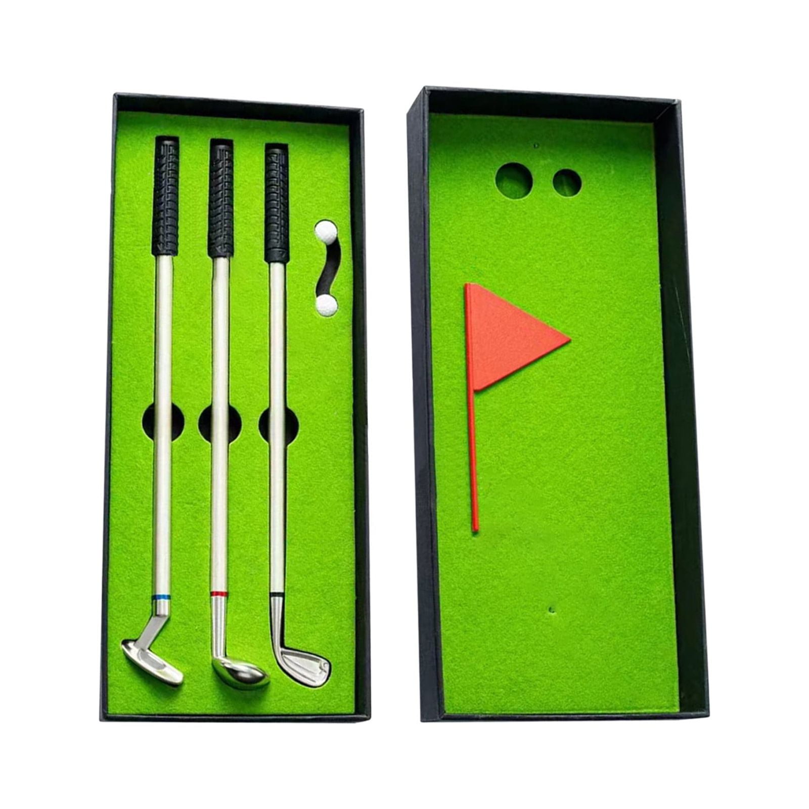 Wovilon Golf Gift Pen Simulation Driving Range Gift Box Pen Golf Club ...