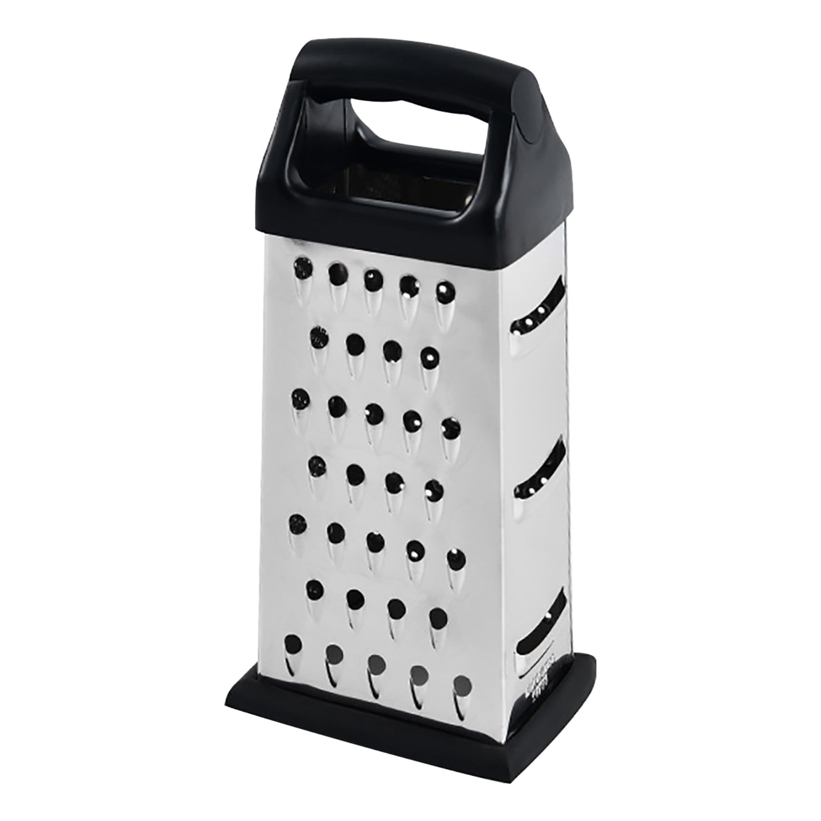 Wovilon Gourmet 4-Sided Stainless Steel Box Grater for Fine, Medium and ...