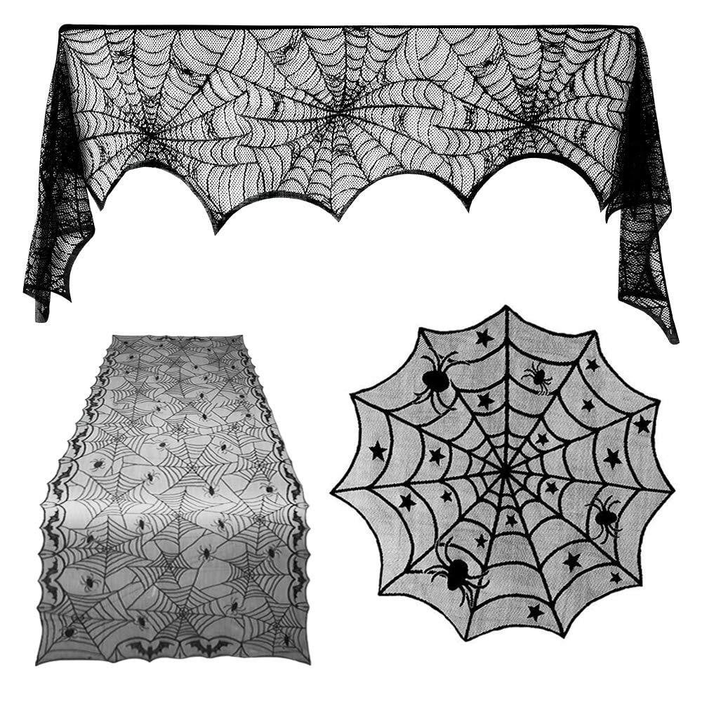 Wovilon Halloween Clearance, Spider Webs Halloween Decorations ...