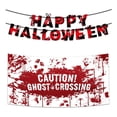 Wovilon Halloween Party Favors Halloween Decoration Pull Flag Banner ...