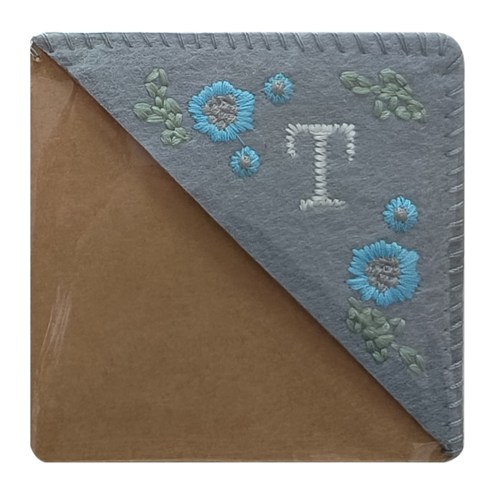 Wovilon Hand Embroidered Corner Bookmark, Hand Stitched Felt Corner ...