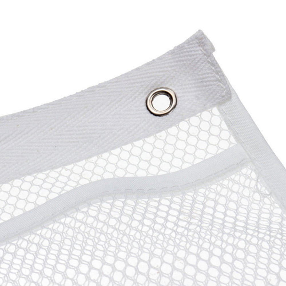 Wovilon Hanging Mesh Pockets Hold Shampoo Shower Organizer With Over ...