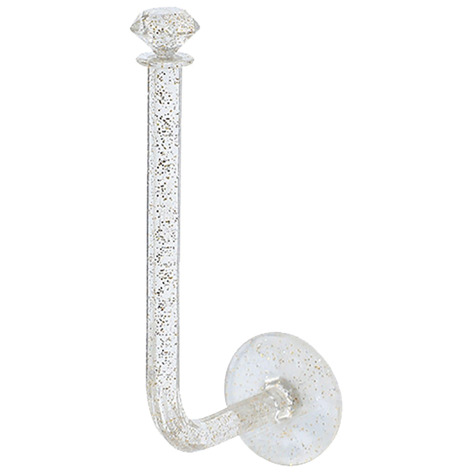 Wovilon Hooks Hangers Holders No Punching Transparent Hook Bathroom ...