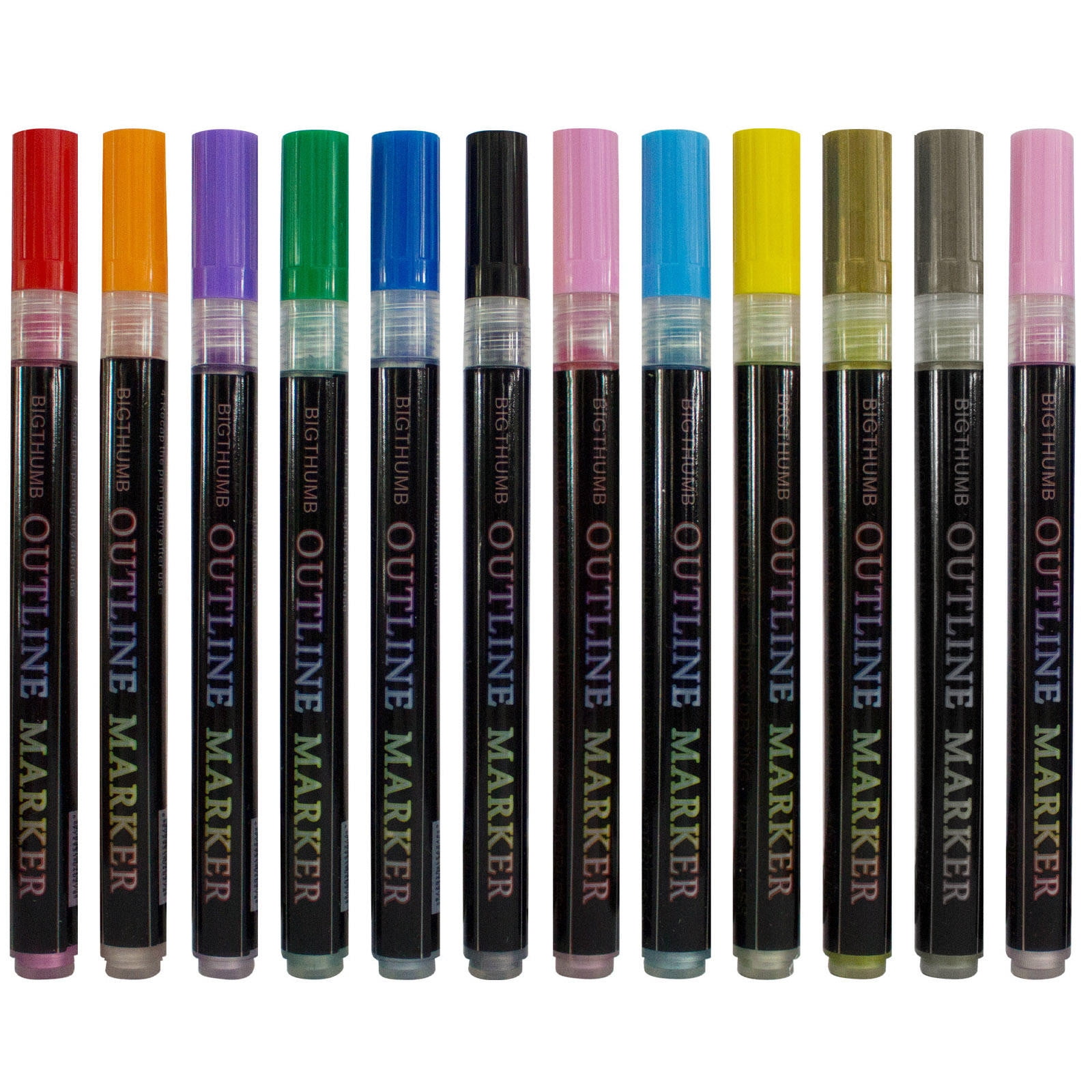 Wovilon Invitation Cards Drawing Watercolor Pen Set Fluorescence ...