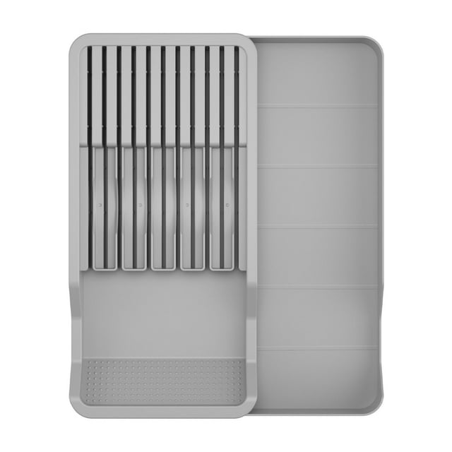 Wovilon Kitchen Knife Drawer Organizer Silverware Organizer For Kitchen ...