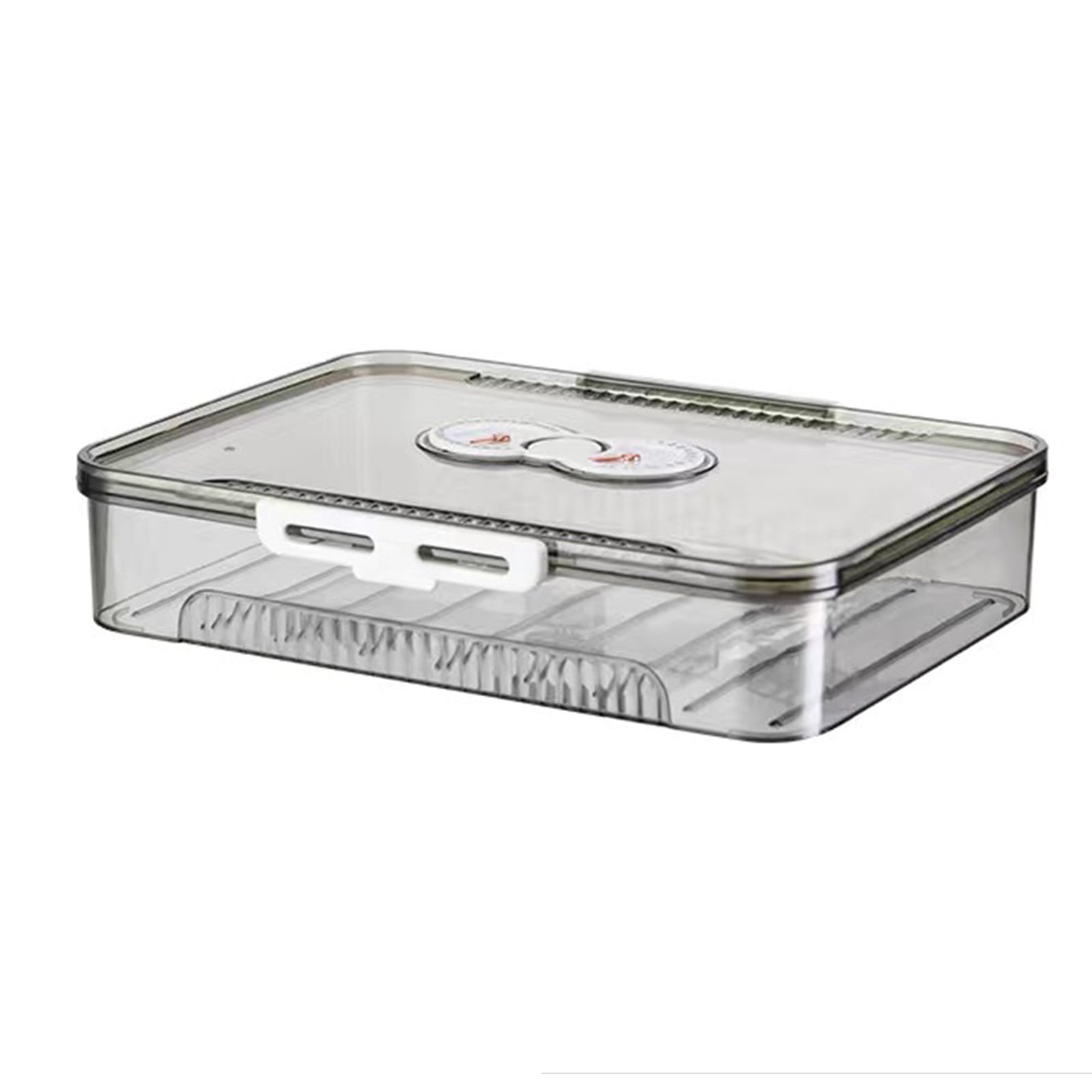Wovilon Kitchen Storage Box Large Capacity Dumpling Mantou Bun Food ...