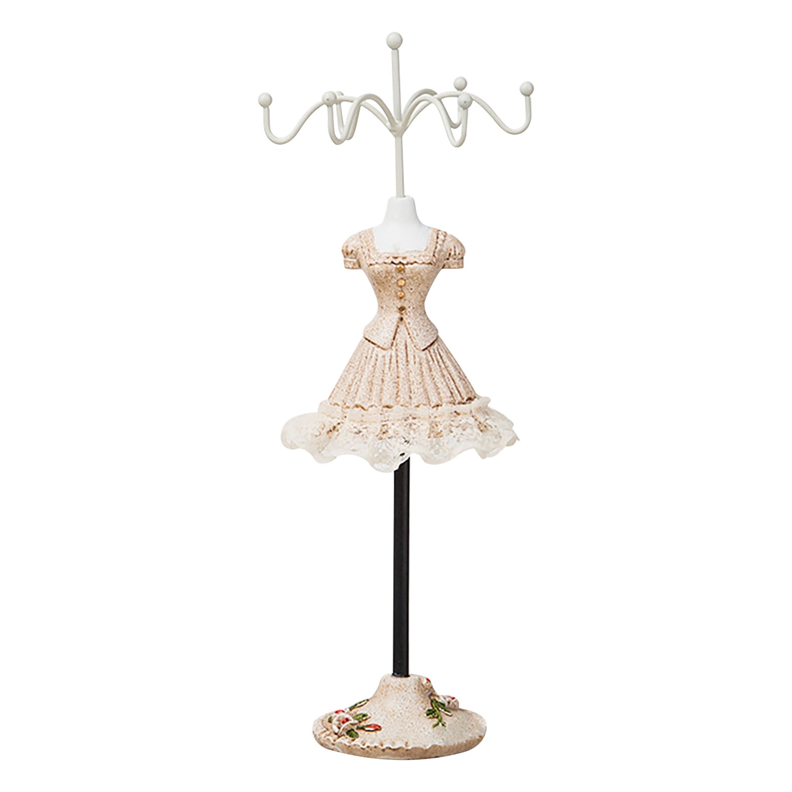 Wovilon Lady Mannequin Jewelry Holder Earring Display Stand Rotating ...