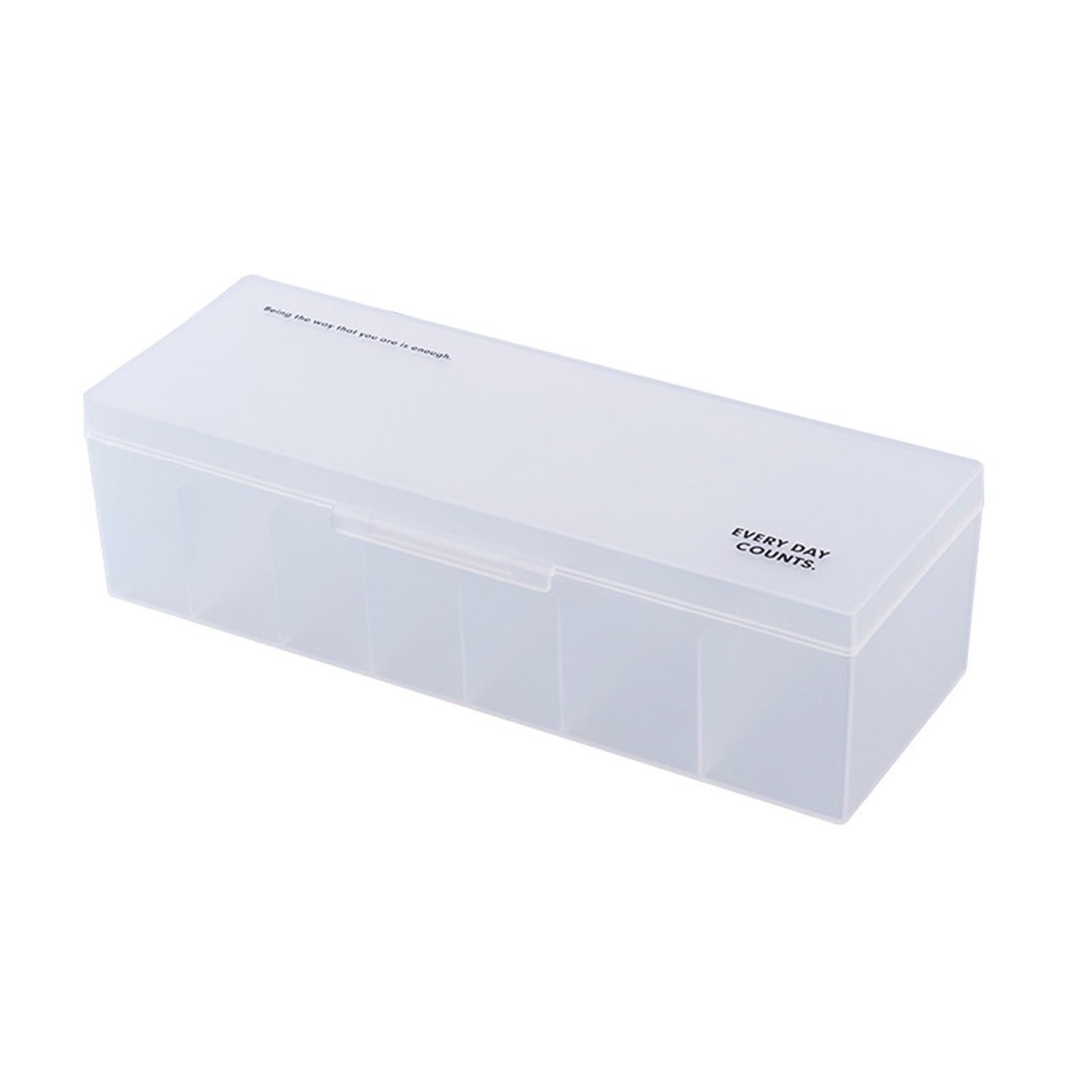 Wovilon Large Capacity Data Cable Storage Box With Cover Partition ...