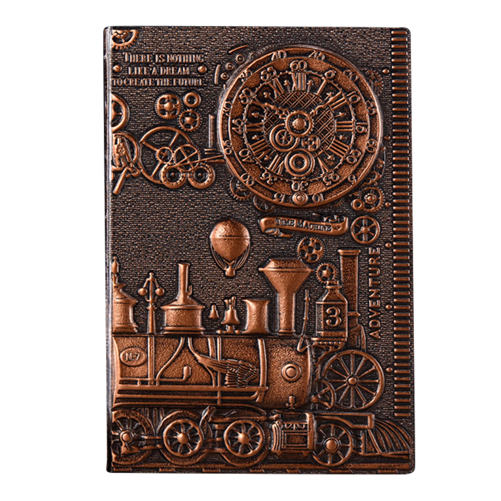 Wovilon Leather Writing Journal Vintage Notebook (Bronze), Embossed ...